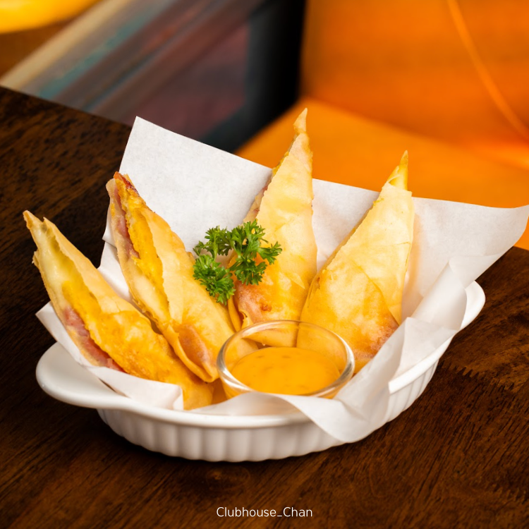 Ham and Cheese Spring Rolls - Clubhouse Chan